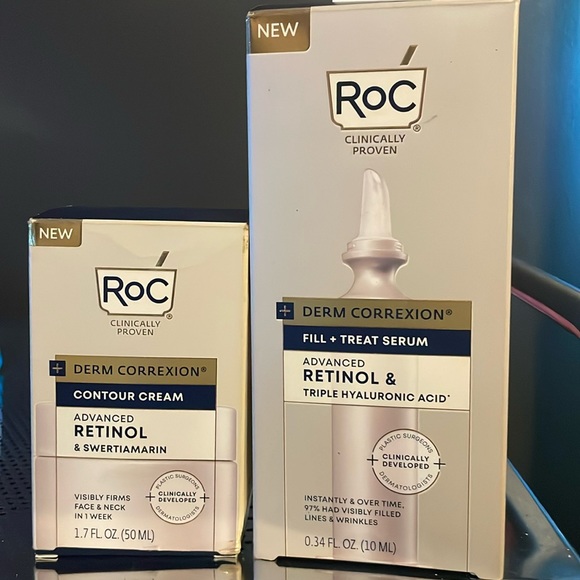 ROC DERM CORRECTION | Skincare | Roc Retinol Contour Cream Fill Treat ...